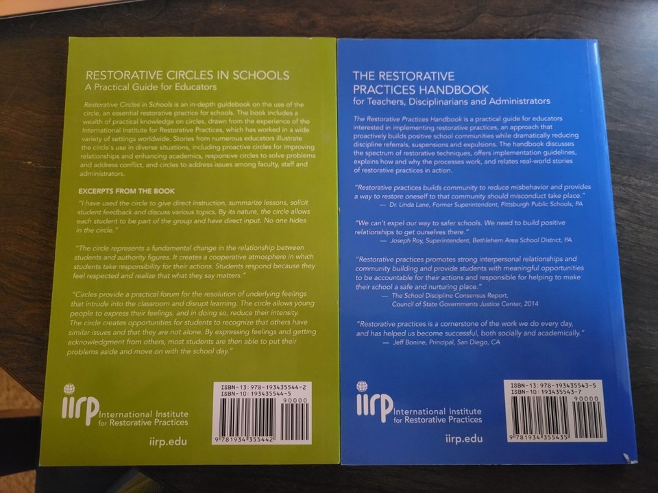 Restorative Circles in Schools and Restorative Practices Handbook ...