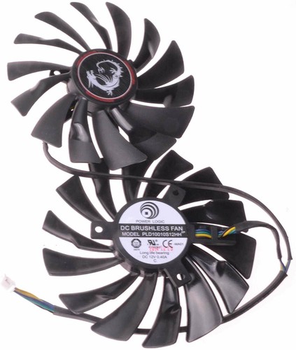 MSI Twin Frozr V Series Video Card Cooling Fan Replacement GTX970 980 ...