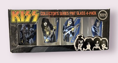 KISS Collector’s Series Pint Glass 4-Pack | eBay