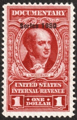 scott#R548 US documentary revenue stamp usa 1950 overprint used vf ...