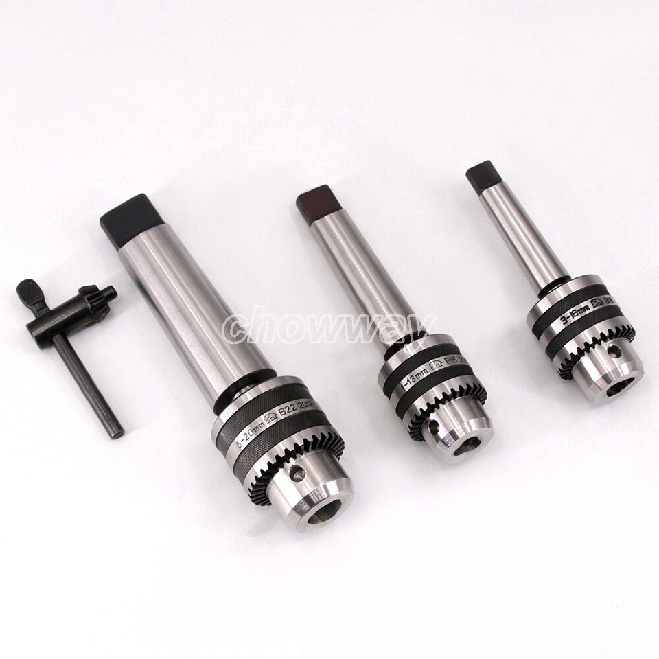 Drill Chuck 1-13mm 3-16mm 5-20mm with Arbor Morse Taper Shank MT5 MT4 ...