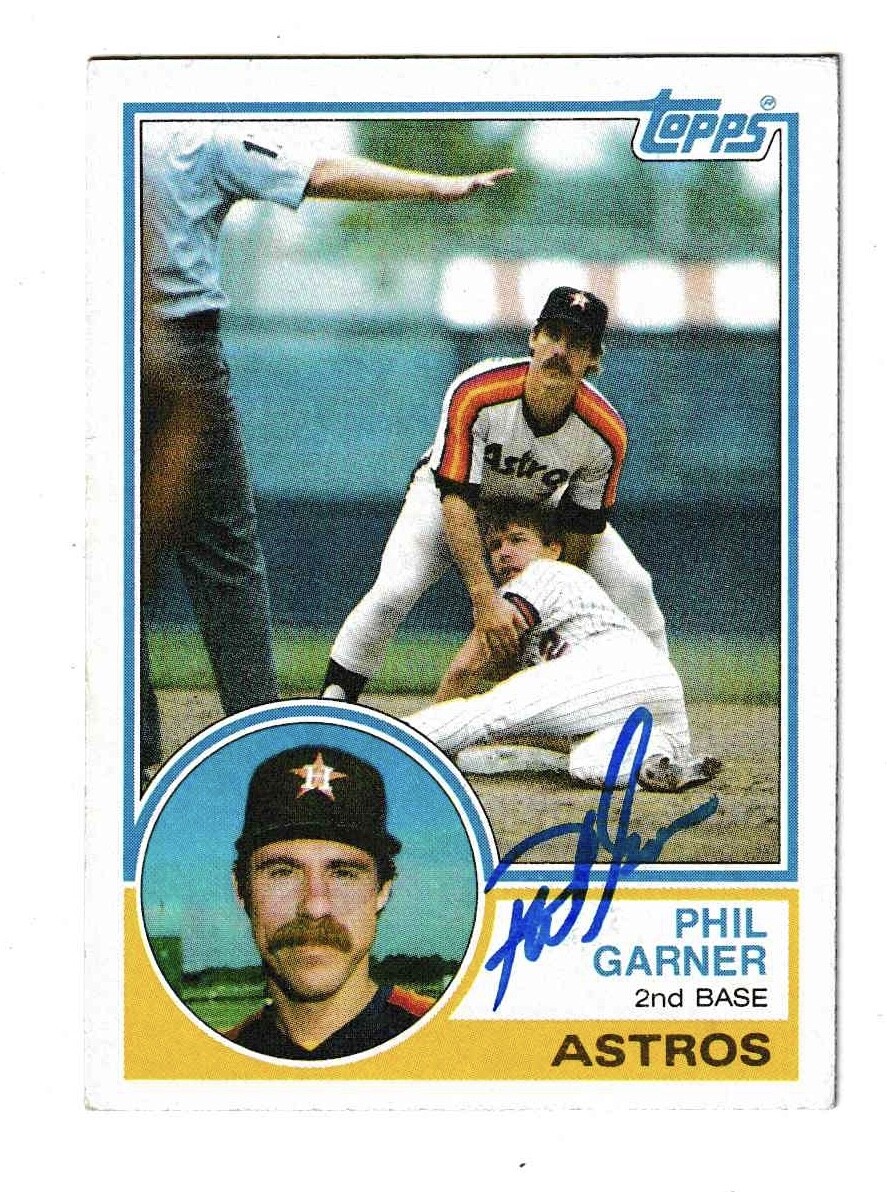 1983 Topps Phil Garner Signed Autograph #478 Baseball Card | eBay
