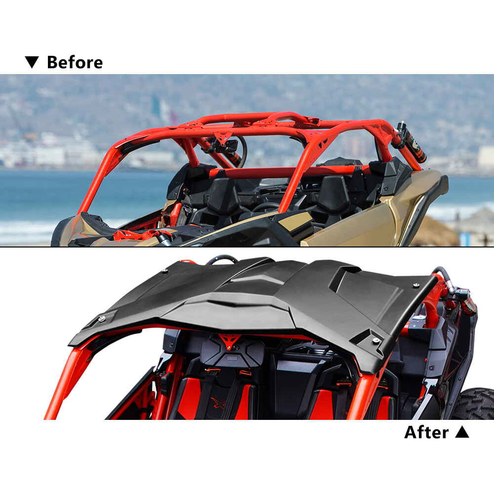 KEMIMOTO UTV Hard Roof Top Cover for Can Am MAVERICK X3 Turbo 2017-25 ...