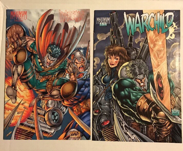Warchild #1 (JAN 1995) & #2 Maximum Press Comic - FINE, LIEFELD, comb shipping | eBay
