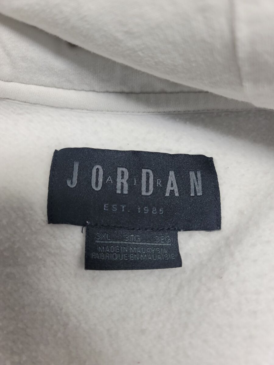 Vintage Air Jordan White Men's 3XL I'm Back 45 23 1995 Zip Vintage Air Jordan White Men's 3XL I'm Back 45 23 1995 Zip