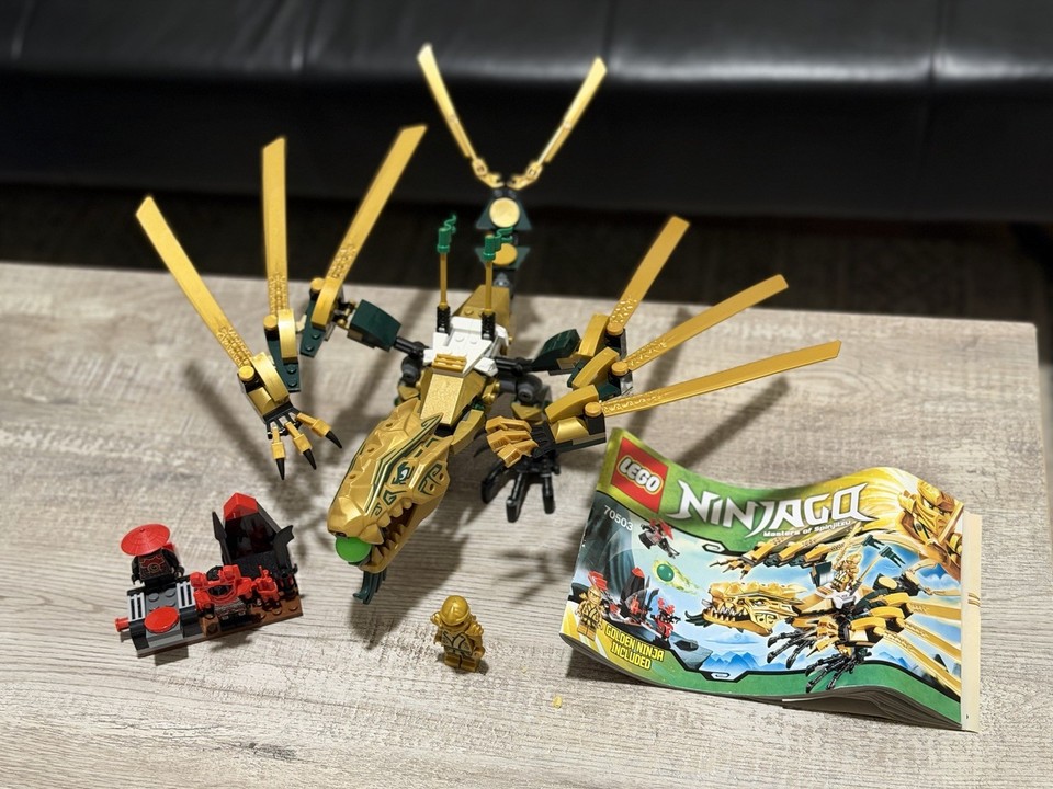 LEGO Ninjago The Golden Dragon 70503 Complete Set Lloyd Golden Ninja ...
