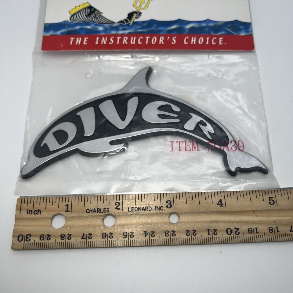 Trident Diver Dolphin Car Decal | eBay