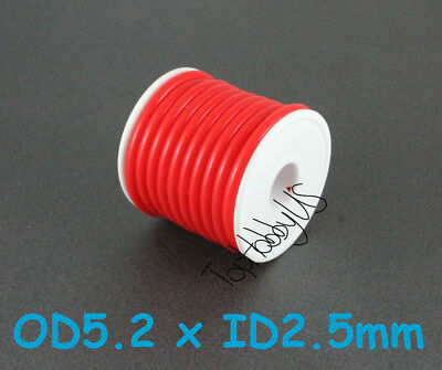 1Roll (16 ft) Silicone RC Nitro Fuel Line Tubing D5.2xø2.5, RC (US ...
