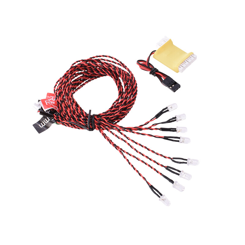 RC LED Light Kit For RC Helicopter Airplane Realistic Simulation ...