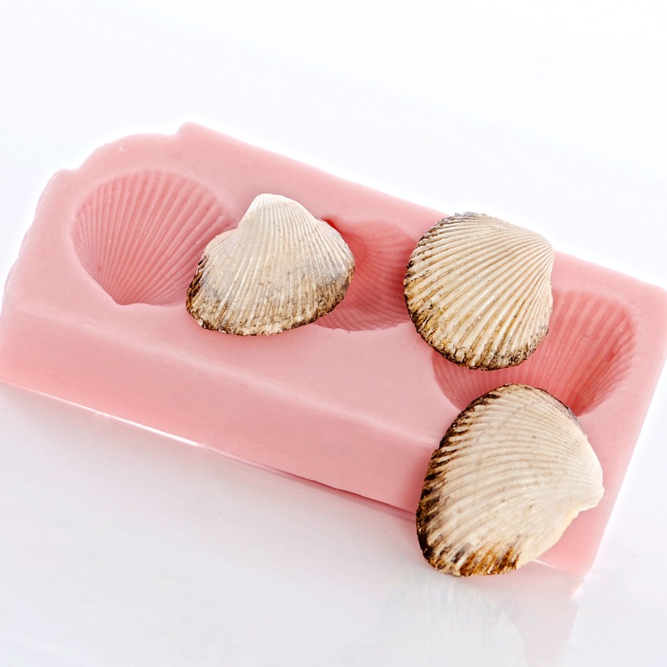 Silicone Sea Shell Mold Food Safe Mint Candy Fondant Mold Jewelry Mold ...