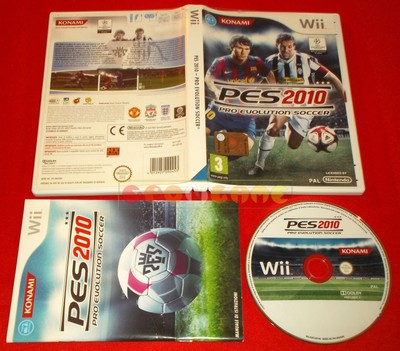 PRO EVOLUTION SOCCER 2010 PES Nintendo Wii Versione Italiana 1ª Ed ...