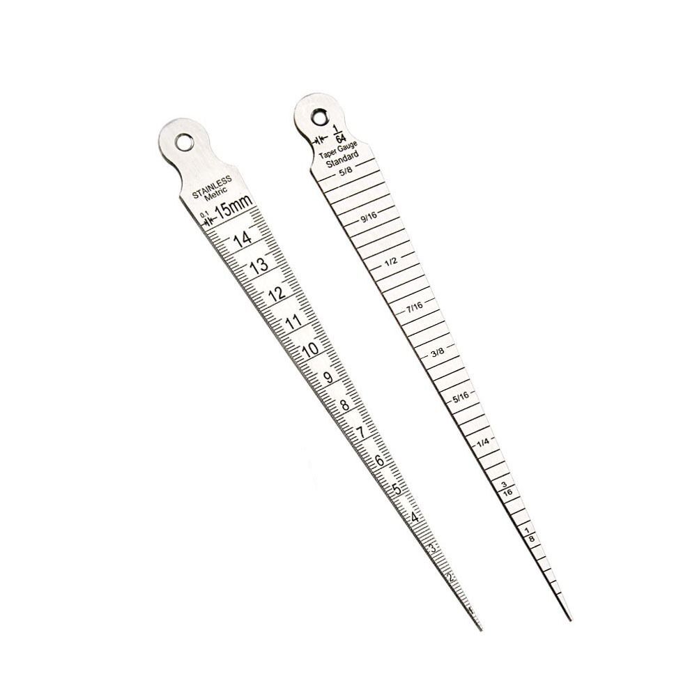 Stainless Steel Welding Gauge 1-15mm Taper Gauge Taper Ruler Inner ...