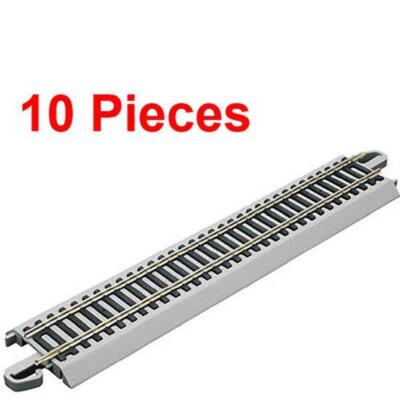 NEW Bachmann 9" Staight Nickel Silver E-Z Train Track (4 Pieces) HO ...