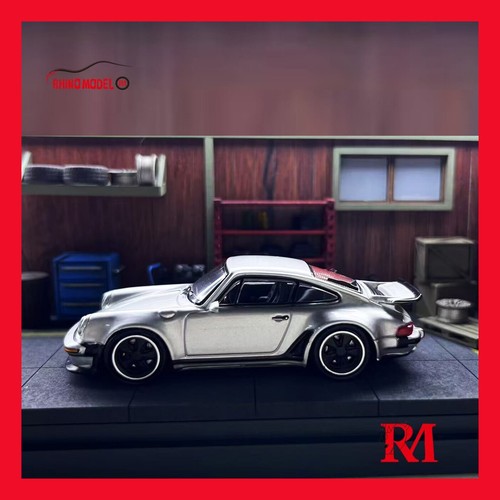 JUL 2024 Rhino 1/64 Singer Turbo Study 930 Silver Grey PORSCHE | eBay