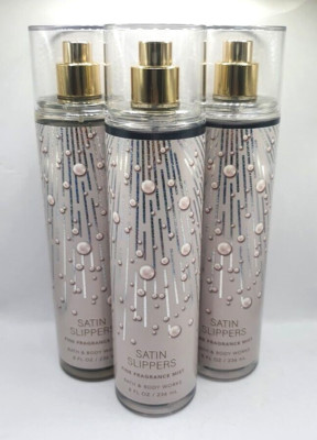 BATH AND BODY WORKS SATIN SLIPPERS BODY MIST 8 FL OZ (SET OF 3) | eBay