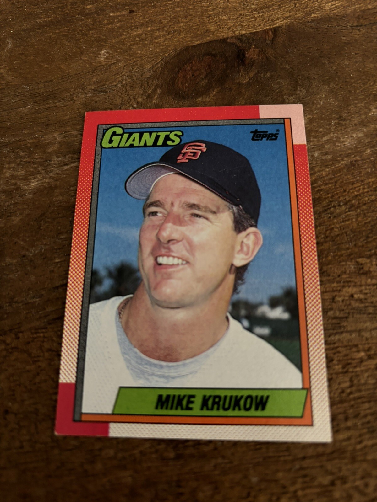 1990 Topps San Francisco Giants Baseball Card #241 Mike Krukow | eBay