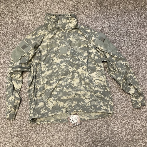 Gen 3 ACU Camo Soft Shell Cold Weather Jacket Sz MED R NSN 8415-01-538 ...