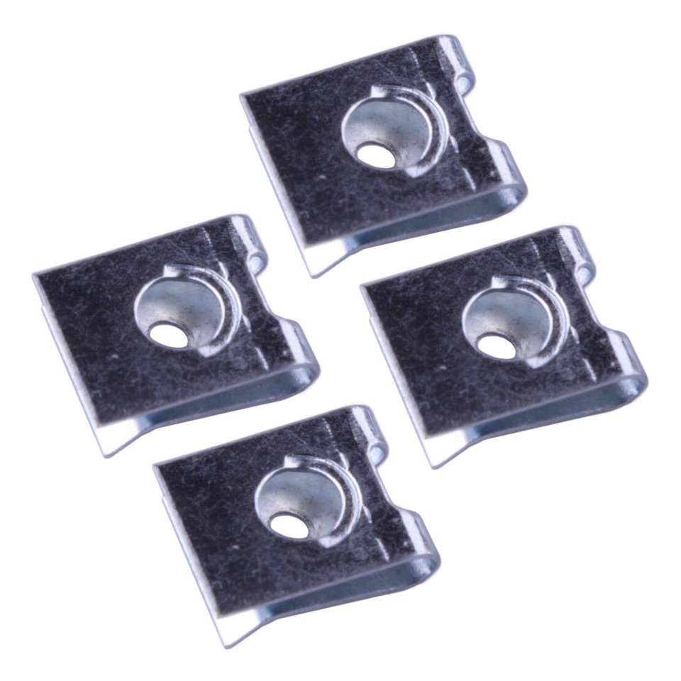 100Pcs U Nut Clip Speed Fastener Retainer Self Tapping Screw Spire for ...