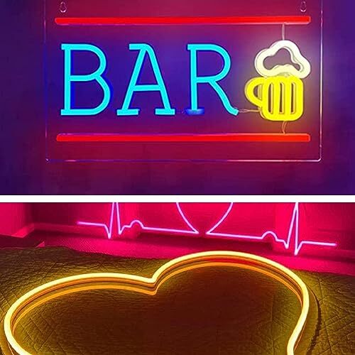 Neon Rope Light Mounting Brackets 100pcs Neon Lights Install Fixing ...