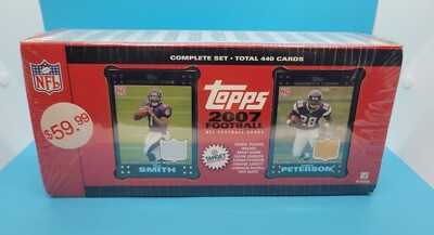 RARE 2007 Topps Football Factory Sealed Unopened Complete Box Set 2 ...