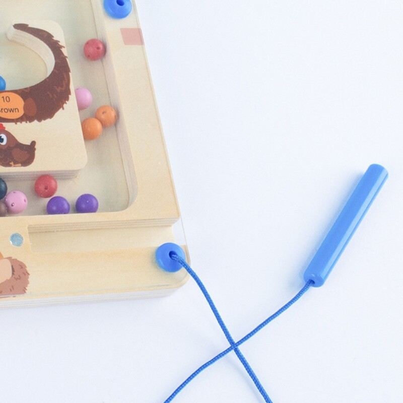 Bead Maze Puzzle Color Sorting Board Game Counting Toy Kids Table Game ...