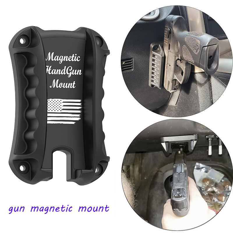 Gun Magnetic Mount, Fast Draw Loaded Magnet Gun Holster Concealed Gun ...