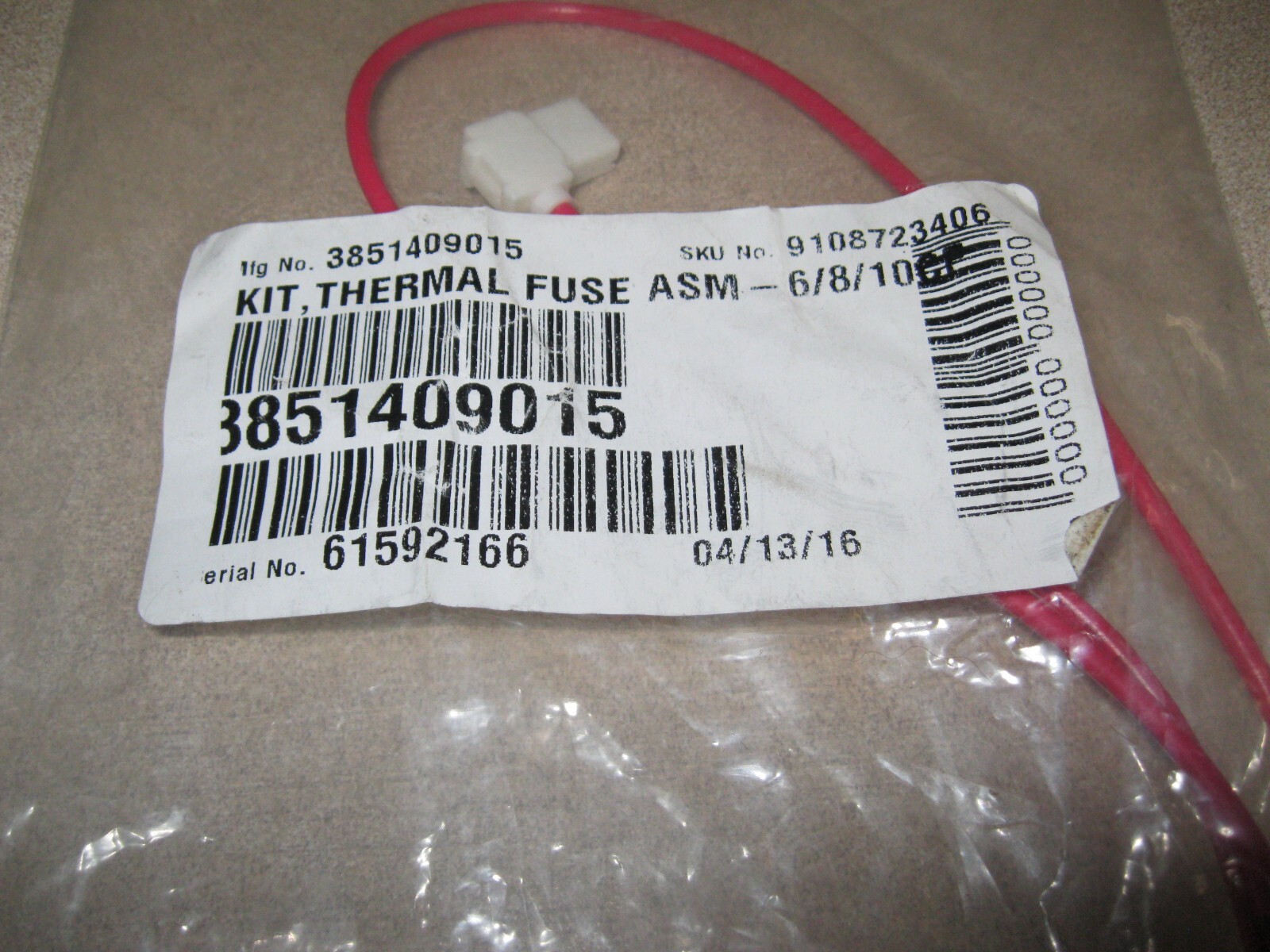 Dometic RV 3851409015 Refrigerator CMP Thermal Fuse - Stock for sale ...