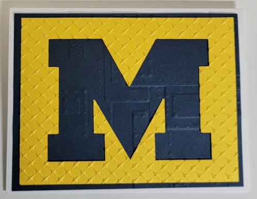 Handcrafted Greeting Card - Happy Birthday - Michigan Wolverine Fan | eBay