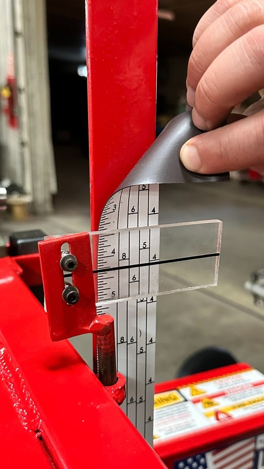 MAGNETIC quarter scale log ruler-Hud-Son Hunter/Sawyer/HFE/Oscar ...