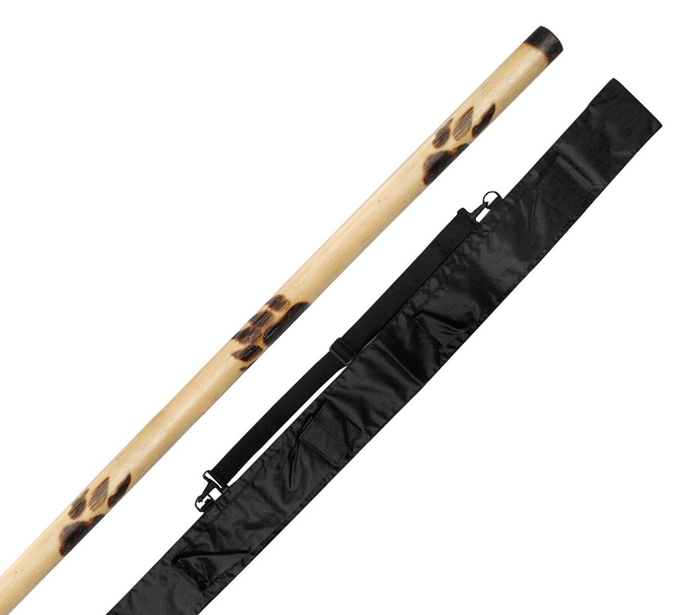 Bo Staff Rattan Skin Off Bear Paw Burnt Kung Fu Martial Arts 4 ft, 5 ft ...