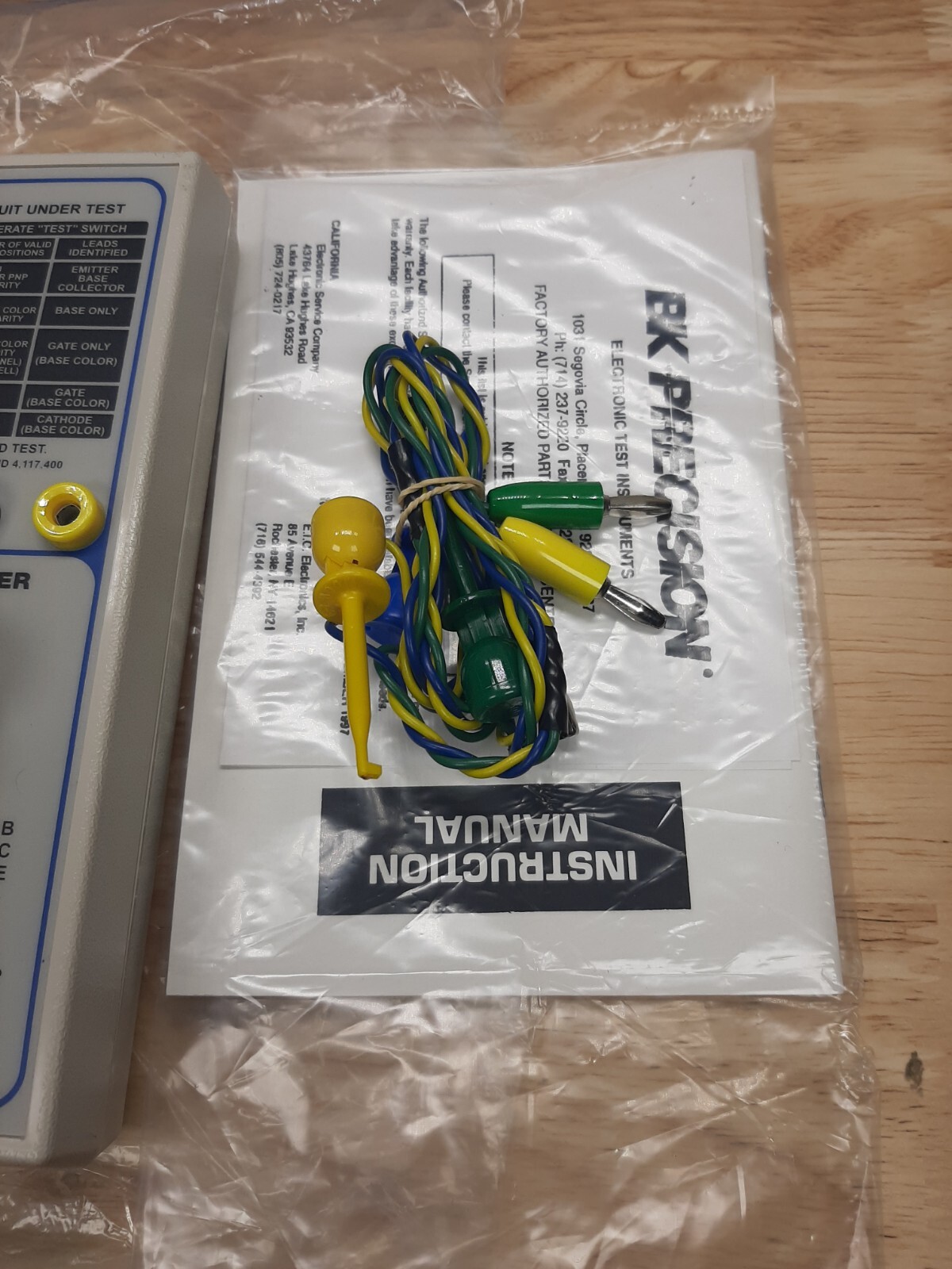 BK PRECISION 510A transistor tester NPN PNP identification *READ* | eBay