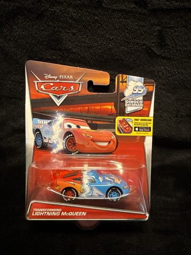 DISNEY PIXAR CARS BRAND NEW TRANSFORMING LIGHTNING MCQUEEN DINOCO | eBay
