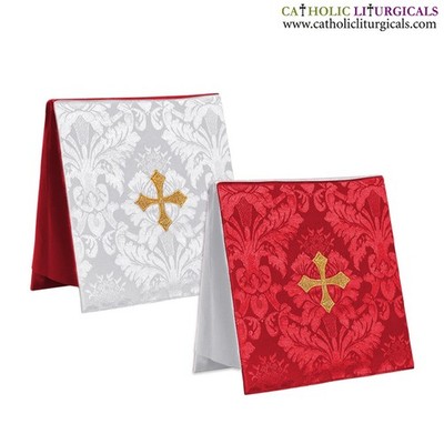 NEW White & Red Reversible Burse with Cross Embroidery, Fan Burse | eBay