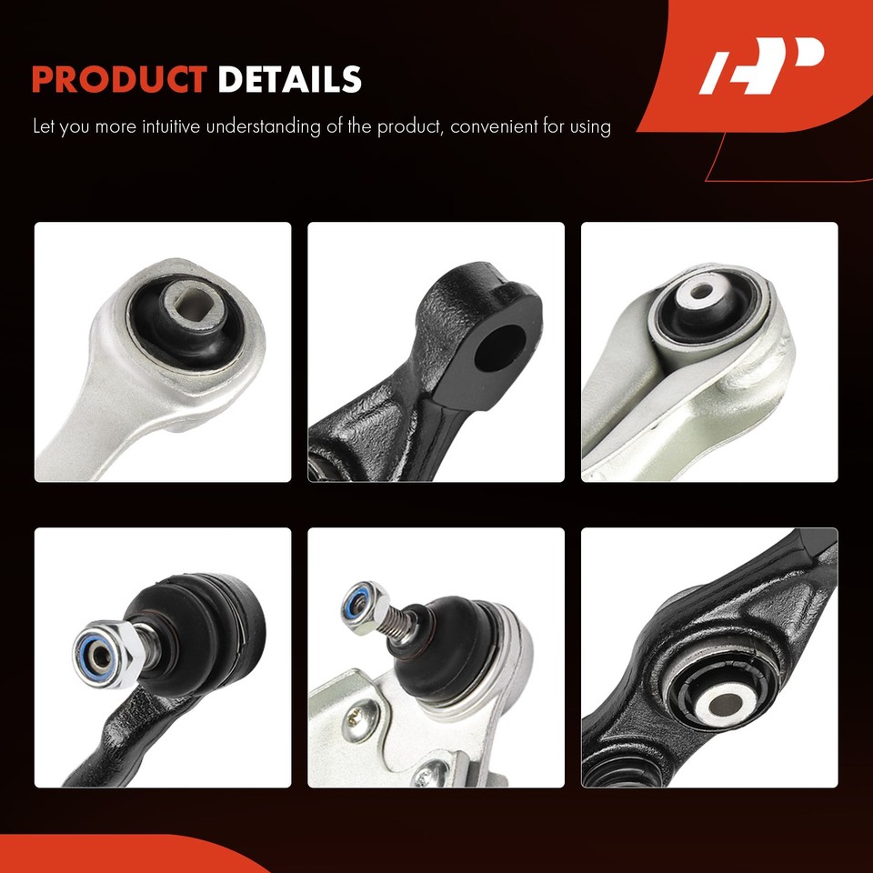 A-Premium 8x Control Arm & Tie Rod End Front for Benz W210 W211 E320 ...