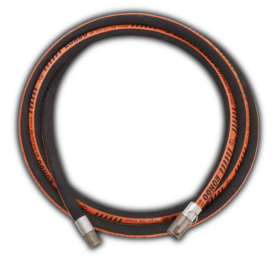 Original PFT RONDO Mörtelschlauch 19 mm, 15 m mit Hydraulikeinbindung ...