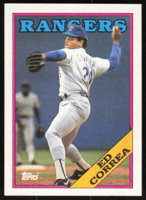 1988 Topps #227 Ed Correa Texas Rangers | eBay