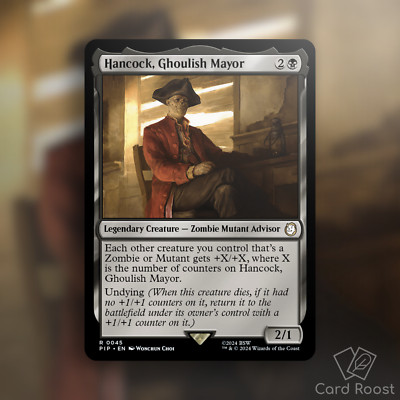 MTG Magic Hancock, Ghoulish Mayor 0045 Universes Beyond: Fallout PIP | eBay