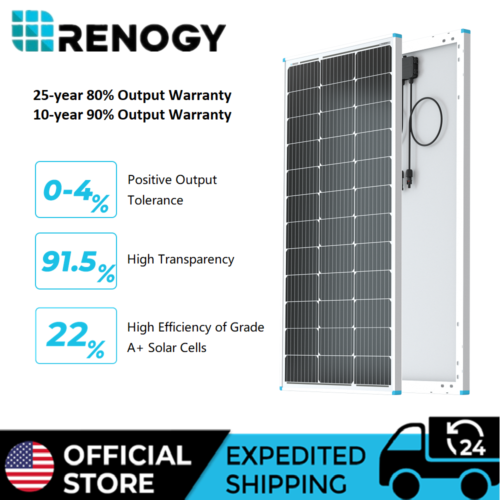 Renogy 100w Solar Panel Renogy 100W200W Solar Panel Kit 12V Foldable