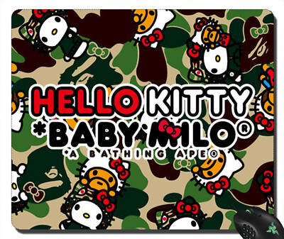 BAPE BABY MILLO & Hello Kitty mouse pad mousepad | eBay