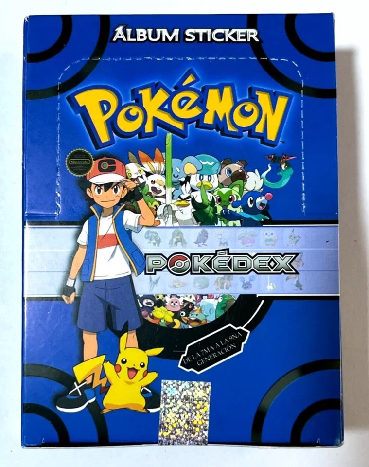 2024 Peru Blue Pokedex Sticker Booster Box Sealed Flash Editon FE 25 ...