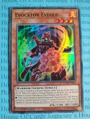 Evocator Eveque TOCH-EN015 Super Rare Yu-Gi-Oh Card 1st Edition | eBay UK