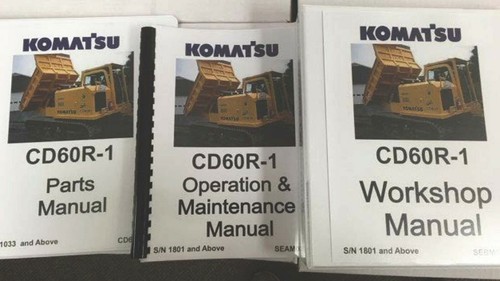 Komatsu CD60-R-1 Track Dumper Manual Set | eBay