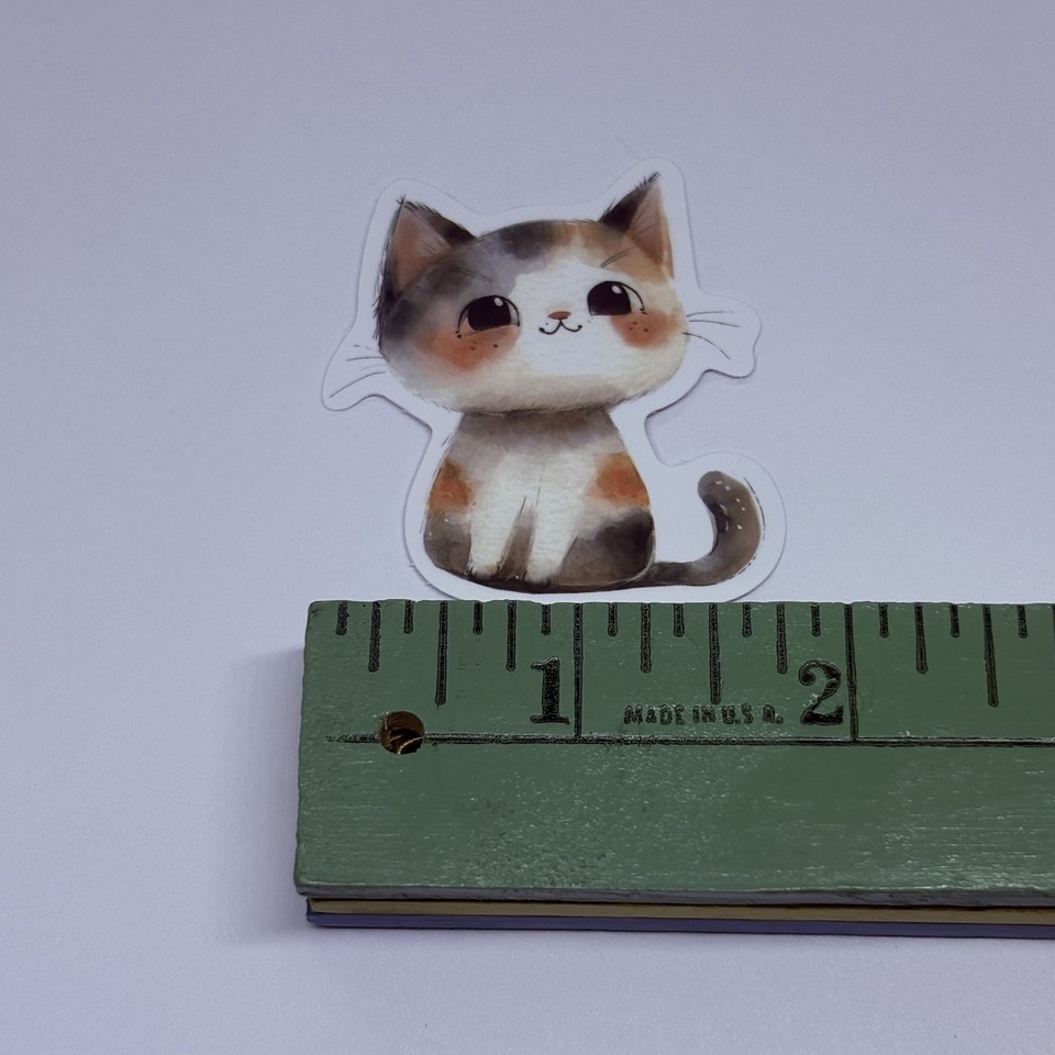 Cute Baby Cat Animal Sticker Vinyl Decal Journal Wall Fun Art Decor Tc9 ...