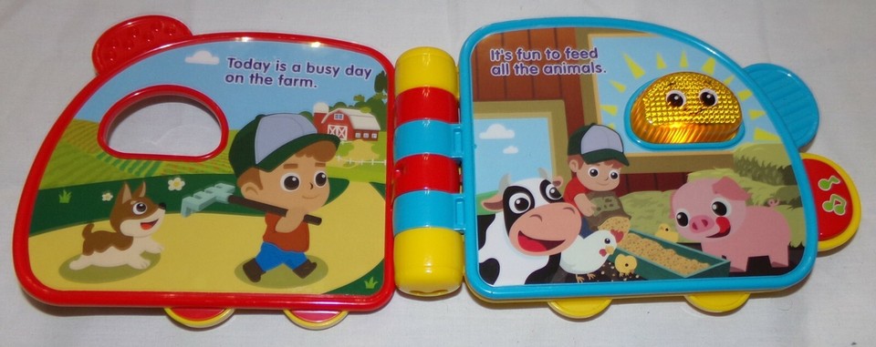 VTech Farm Fun Storybook Baby Toy Toddler Teaching Learning Story Book ...