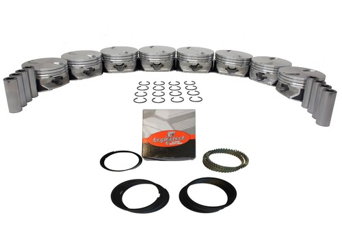 Set of 8 Standard Bore Pistons w/ Rings for GM Chevrolet 6.2L 376 L92 ...