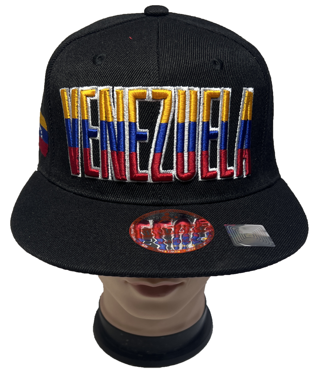 VENEZUELA Flag 3D Embroidered Snapback Adjustable Baseball Cap Hats LOT ...