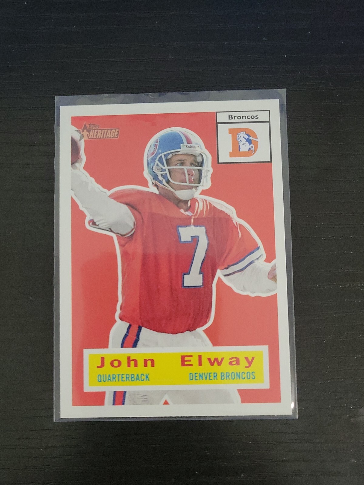 2015 Topps Heritage Football John Elway #70 Denver Broncos | eBay