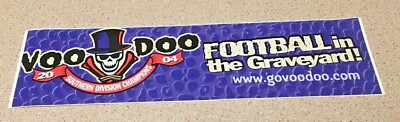 VTG ARENA FOOTBALL AFL NEW ORLEANS VOODOO STICKER FOOTBALL IN THE ...