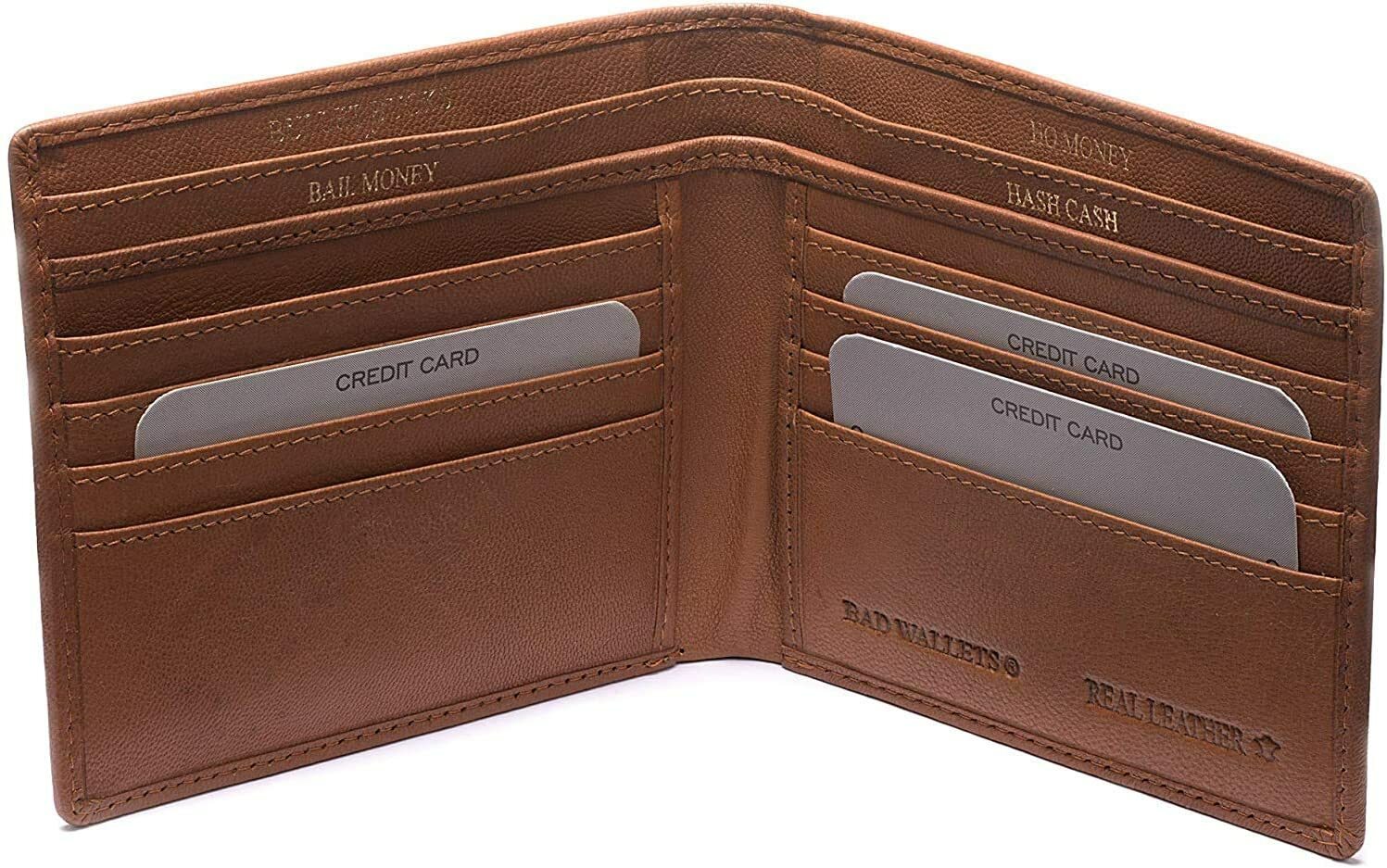 BAD MOTHER FU*KER, Leather, Embroidered, Free CC Wallet, Bad Wallets ...