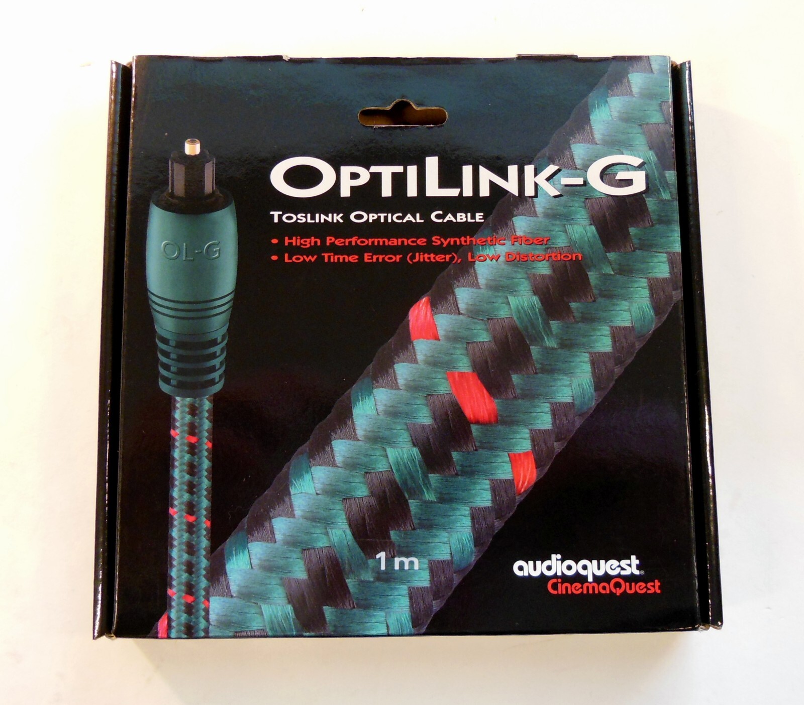 New AudioQuest OPTILINK G CinemaQuest 1m ( 3.3 feet ) Toslink Optical ...